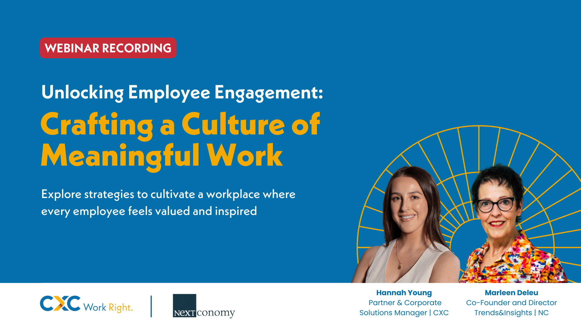 Unlocking Employee Engagement: Crafting A Culture of Meaningful Work - CXC Unlocking Employee Engagement: Crafting A Culture of Meaningful Work - CXC