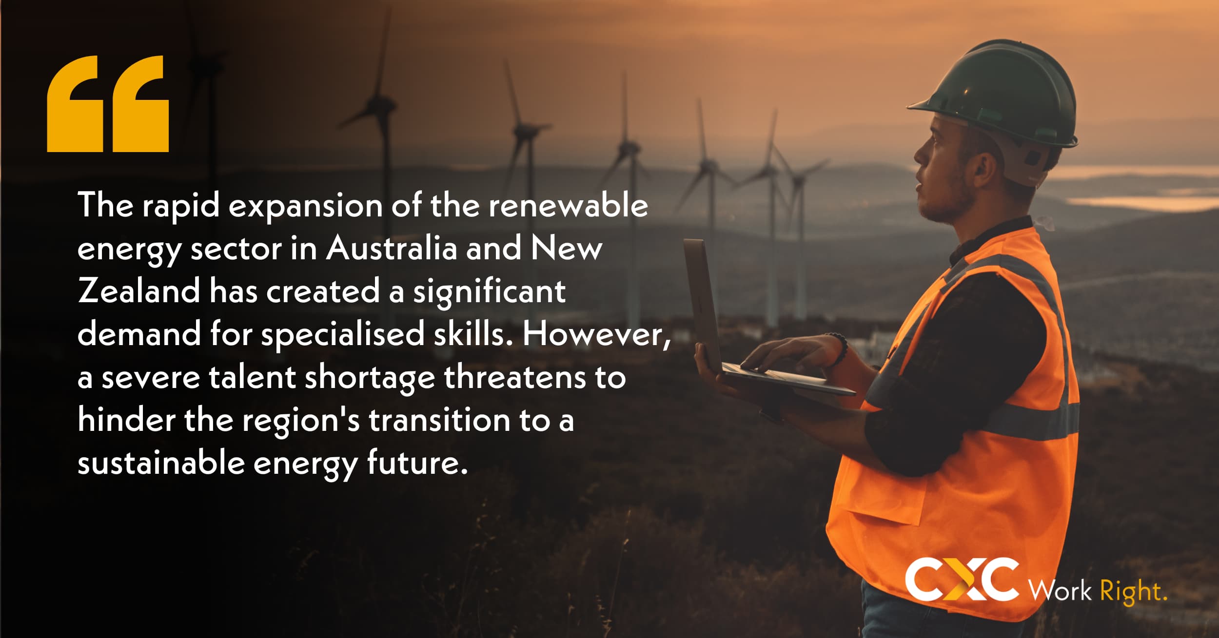 Bridging the Talent Gap in ANZ’s Renewable Energy Sector | CXC